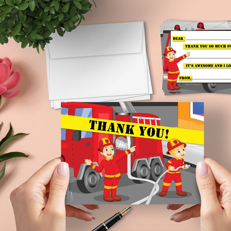 Fireman Thank You - Etsy