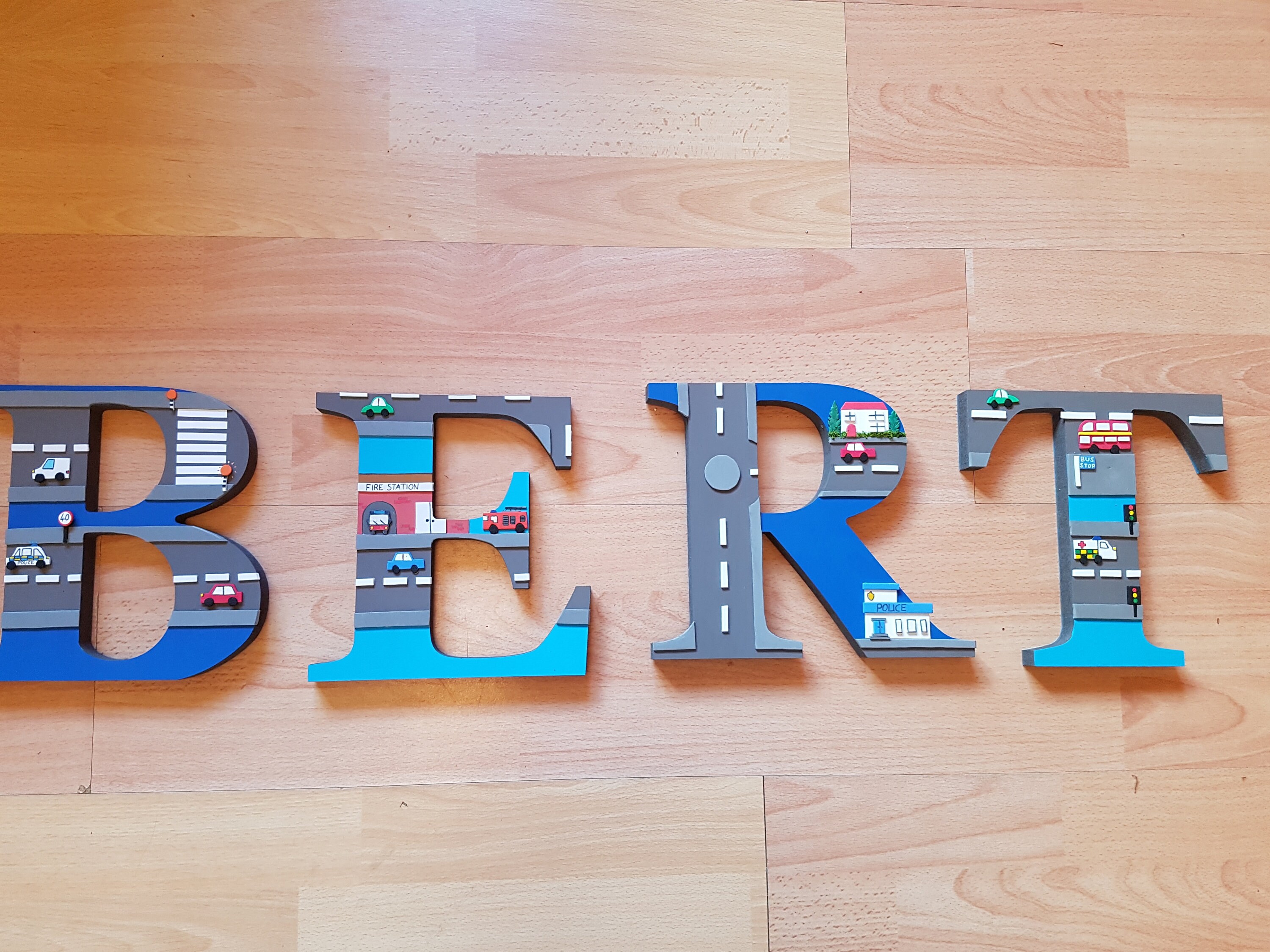 Large Wooden Car Letters | Etsy
