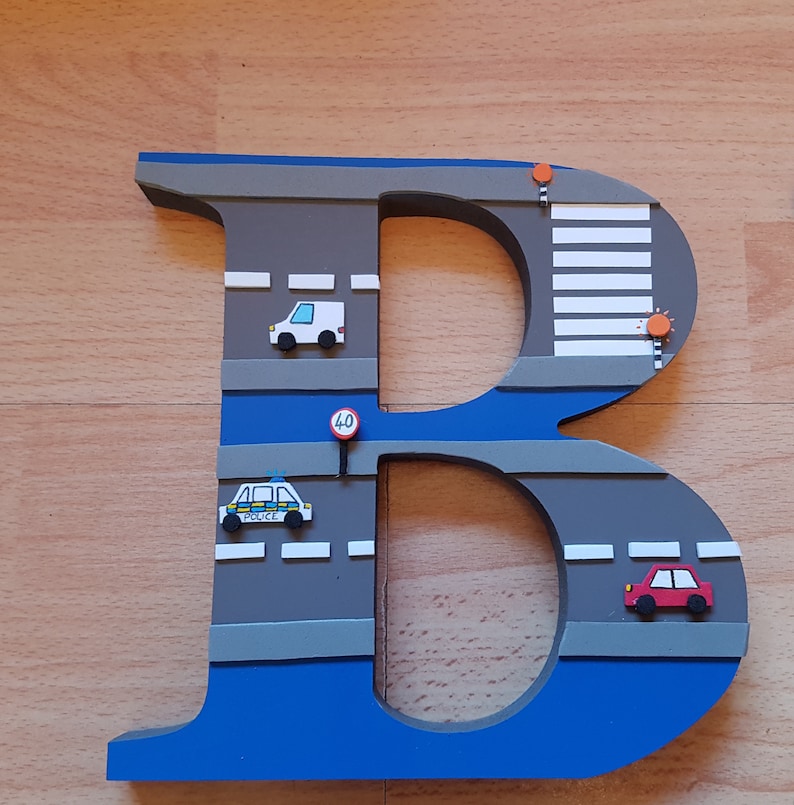 Large Wooden Car Letters - Etsy