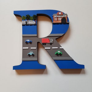 Large Wooden Car Letters - Etsy
