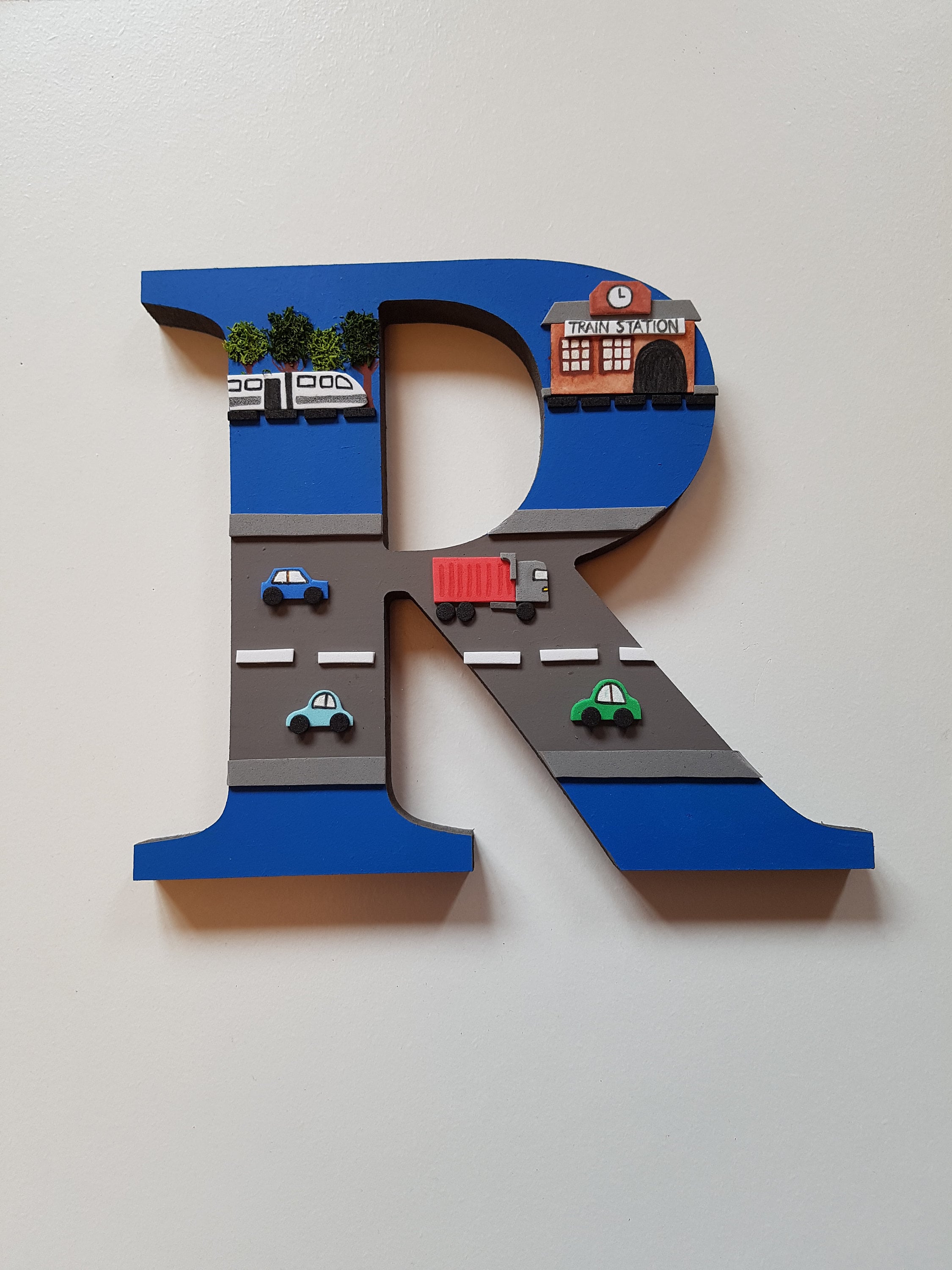 Large Wooden Car Letters | Etsy