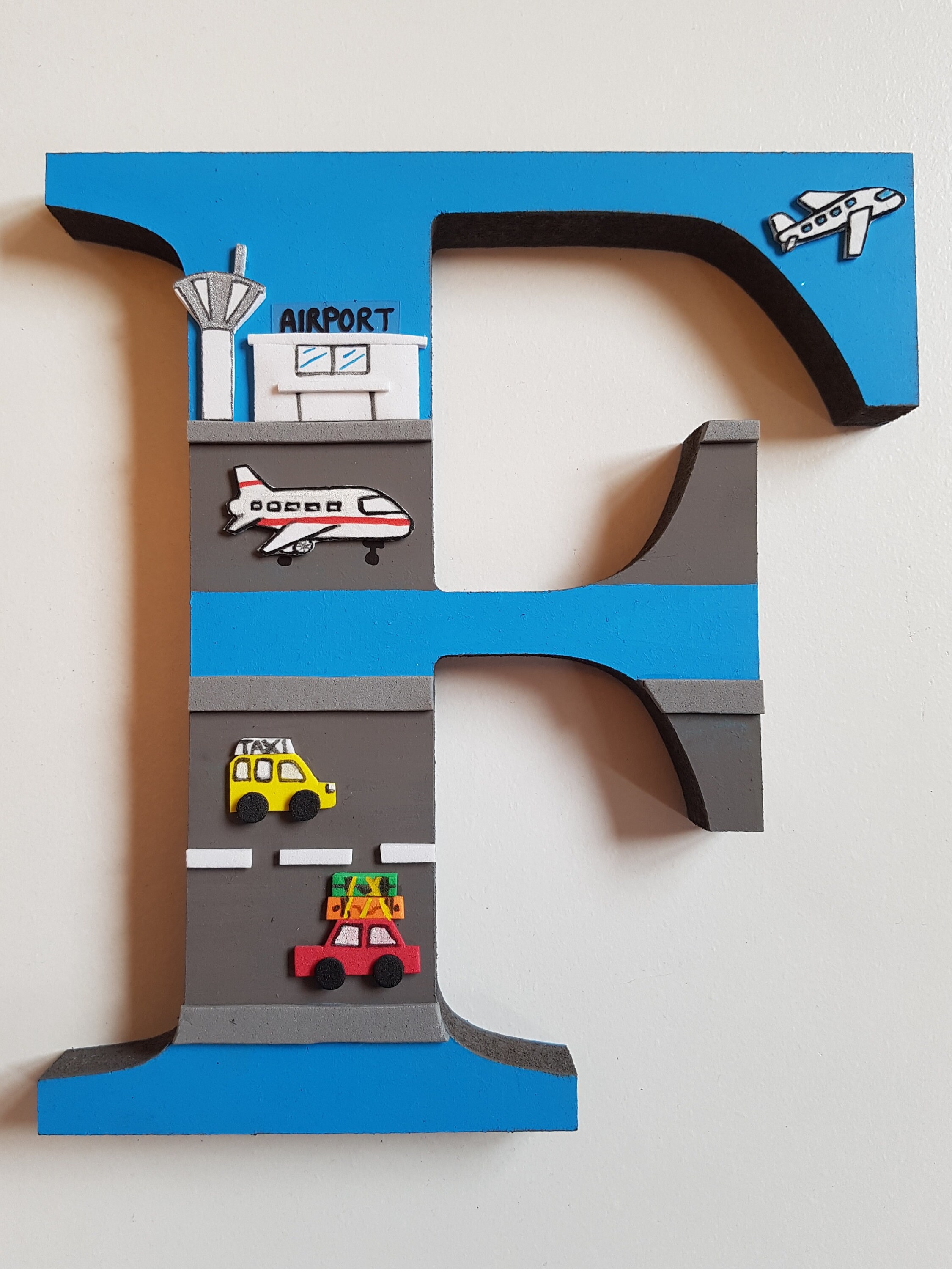Large Wooden Car Letters - Etsy