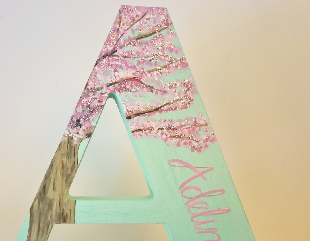Blossom Tree and Rabbits Letter - Etsy