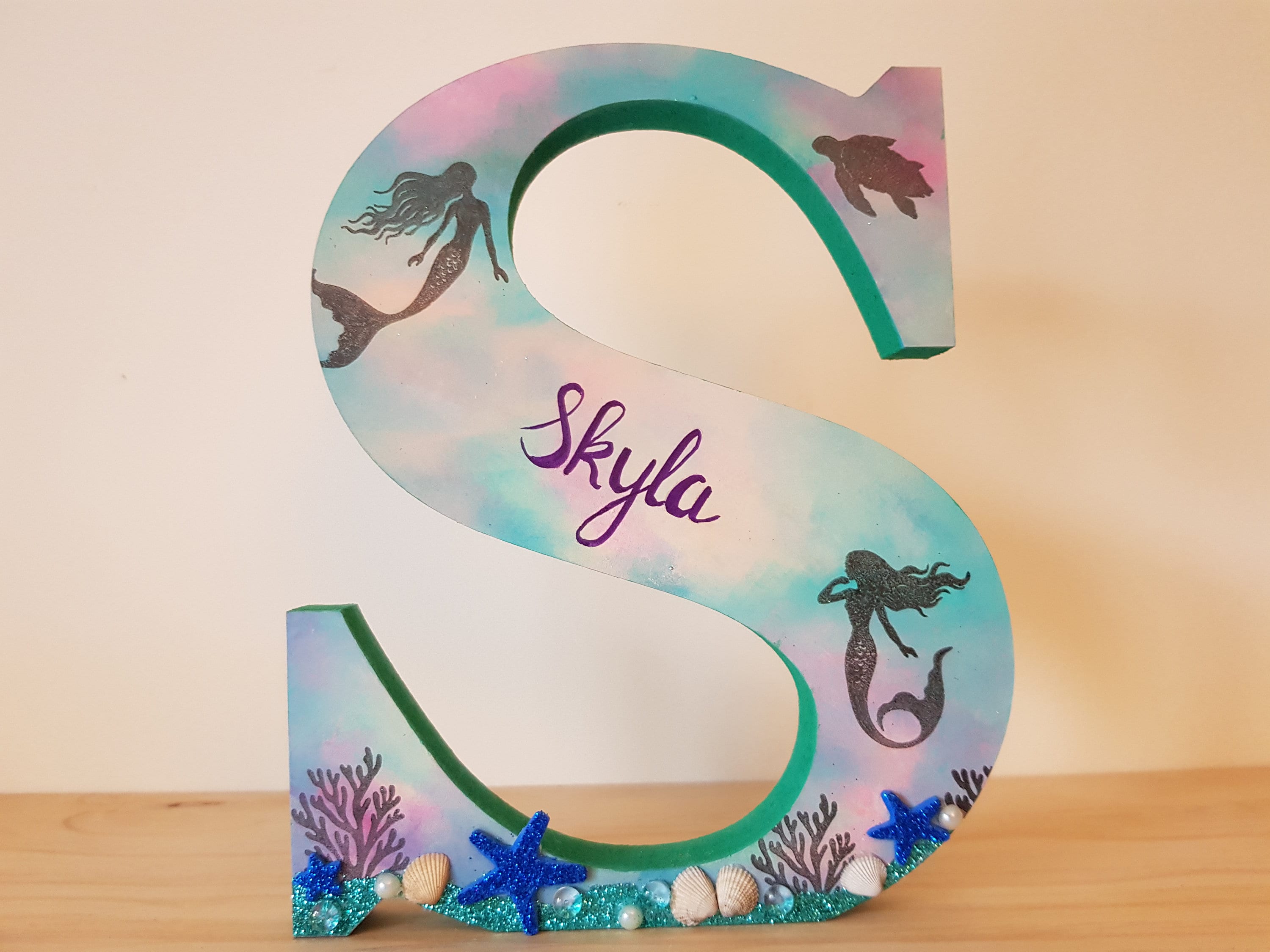 Mermaid Personalised Letter - Etsy