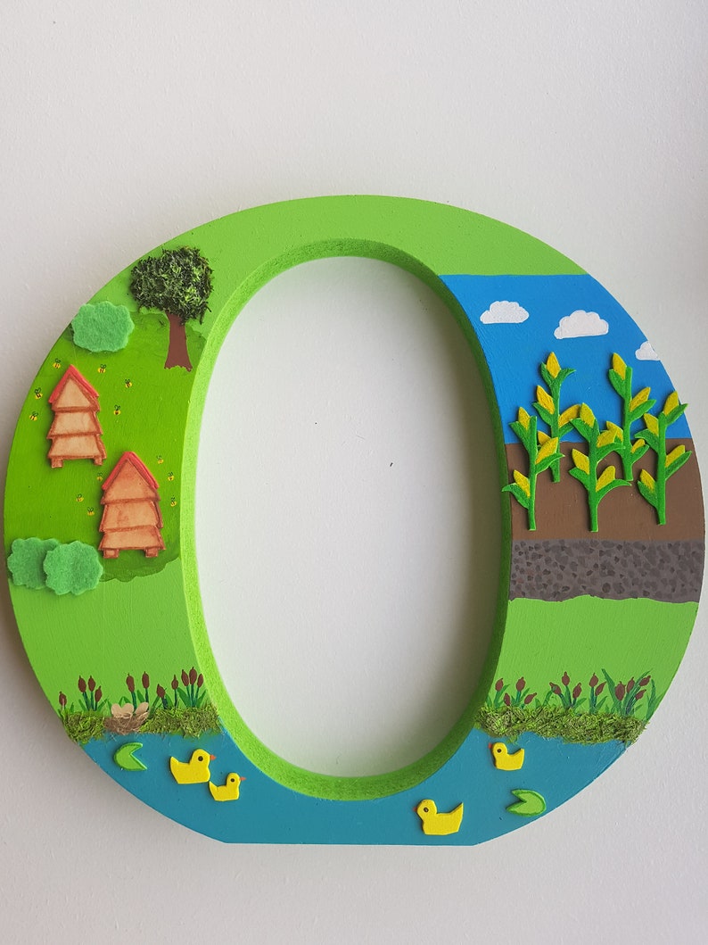 Large Wooden Farm Letters - Etsy