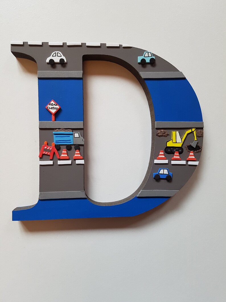 Large Wooden Car Letters - Etsy