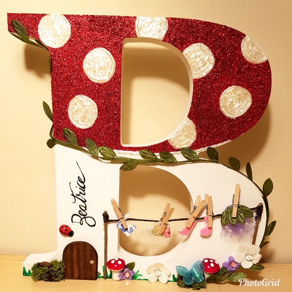 Fairy Toadstool Personalised Letter - Etsy