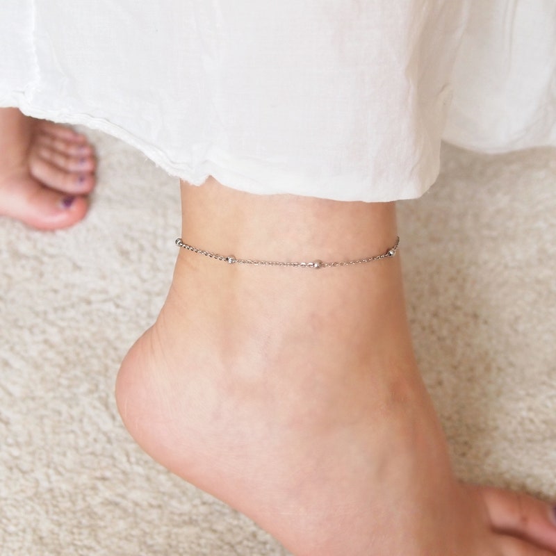 Dainty Anklet - Etsy