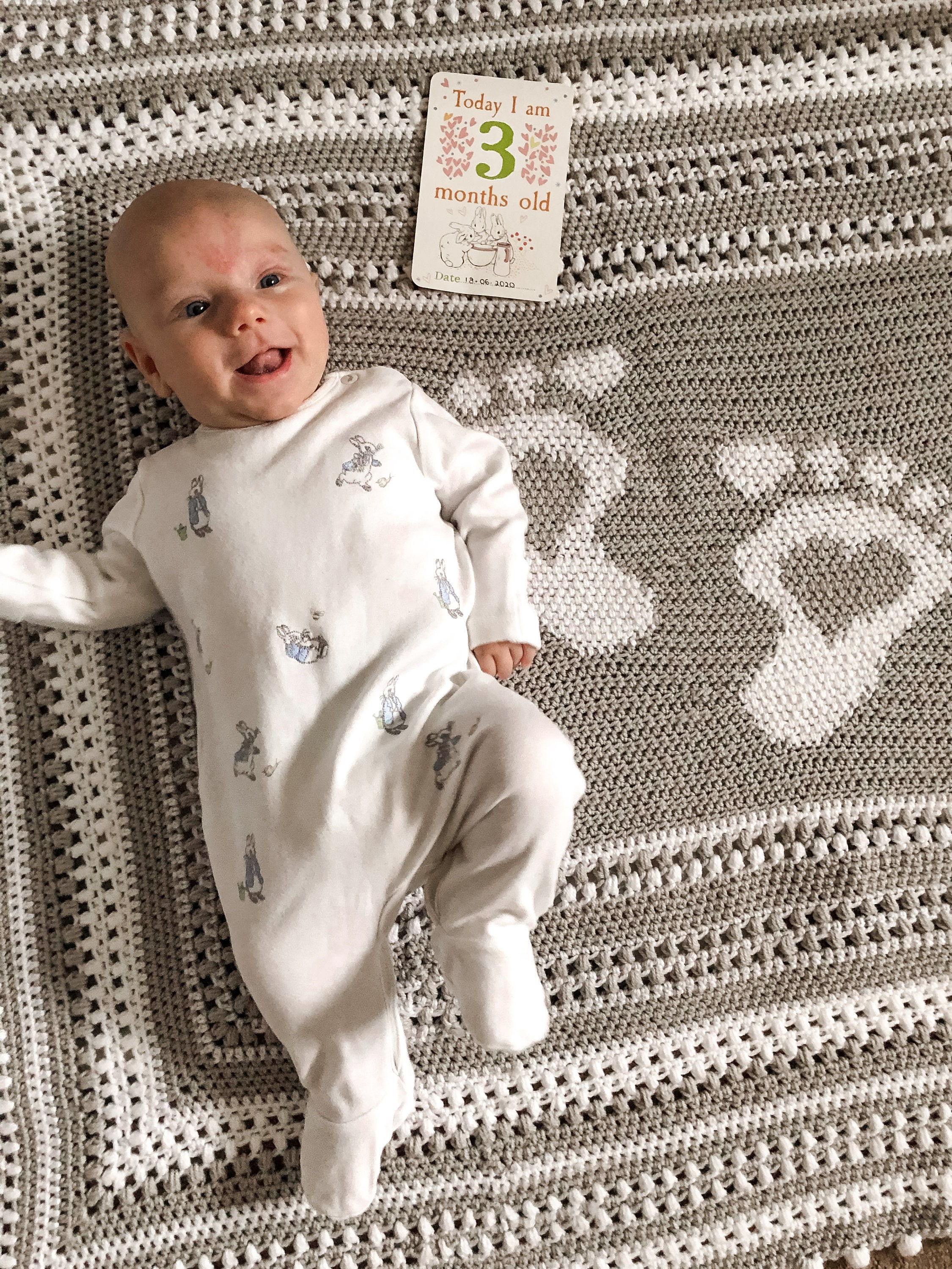 Crochet Footprint Baby Blanket Pattern (digital Download) - Etsy