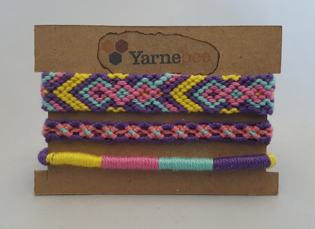 Set of 3 Friendship Bracelets - Etsy