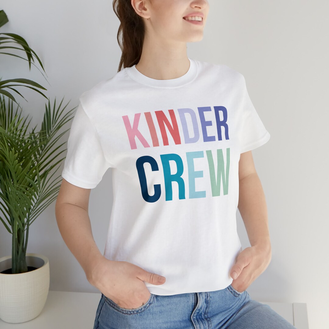 Kinder Crew Teacher Shirt, Elementary School Teacher Shirt ...