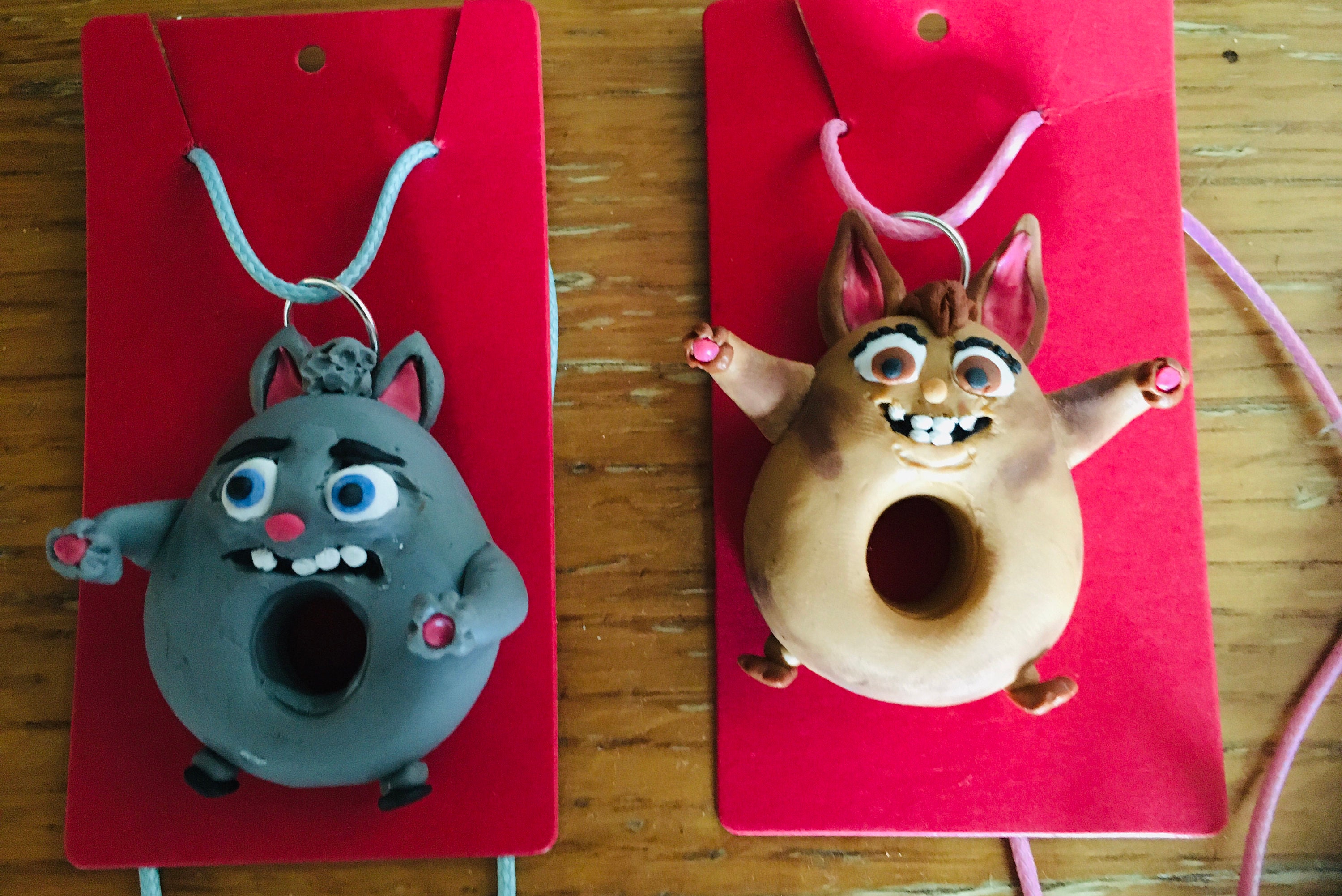 Ed und Bo Halskette die Flummels | Etsy