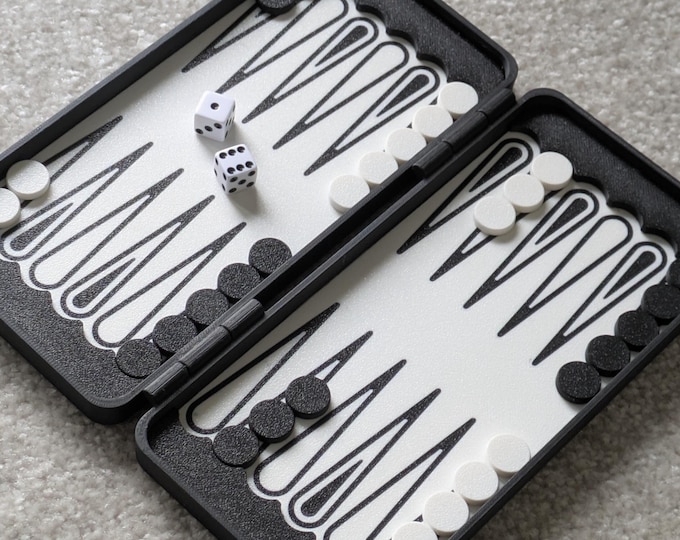 Travel Backgammon Set 3d Printed - Etsy UK