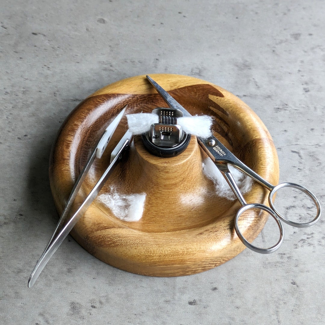 Solid Walnut 5 Vape Atomizer Build Stand / Display Stand - Etsy UK