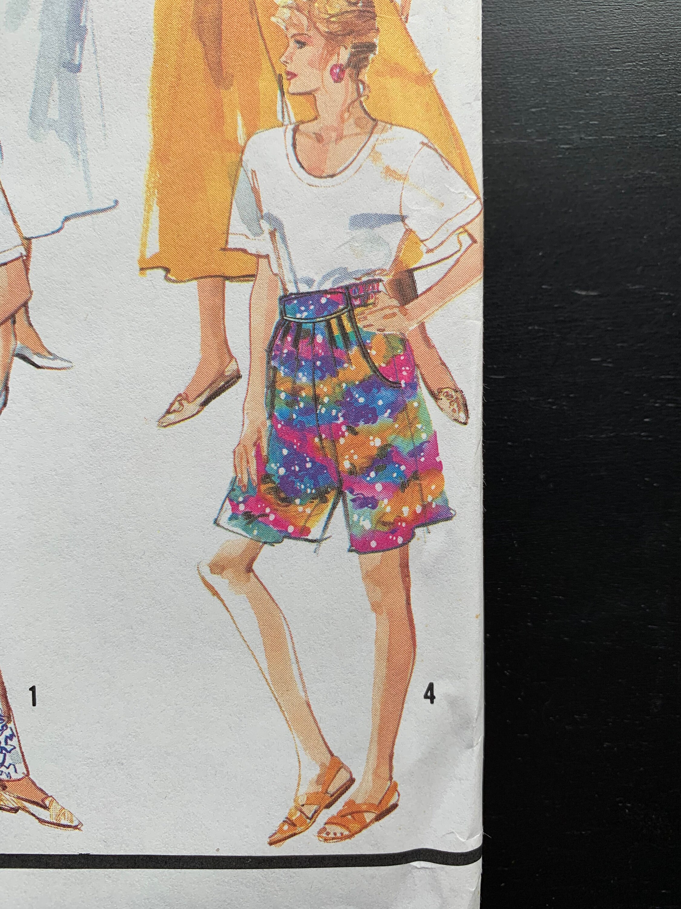 Simplicity 7114 Vintage Sewing Pattern 90s Culottes Skirt Pants Shorts ...