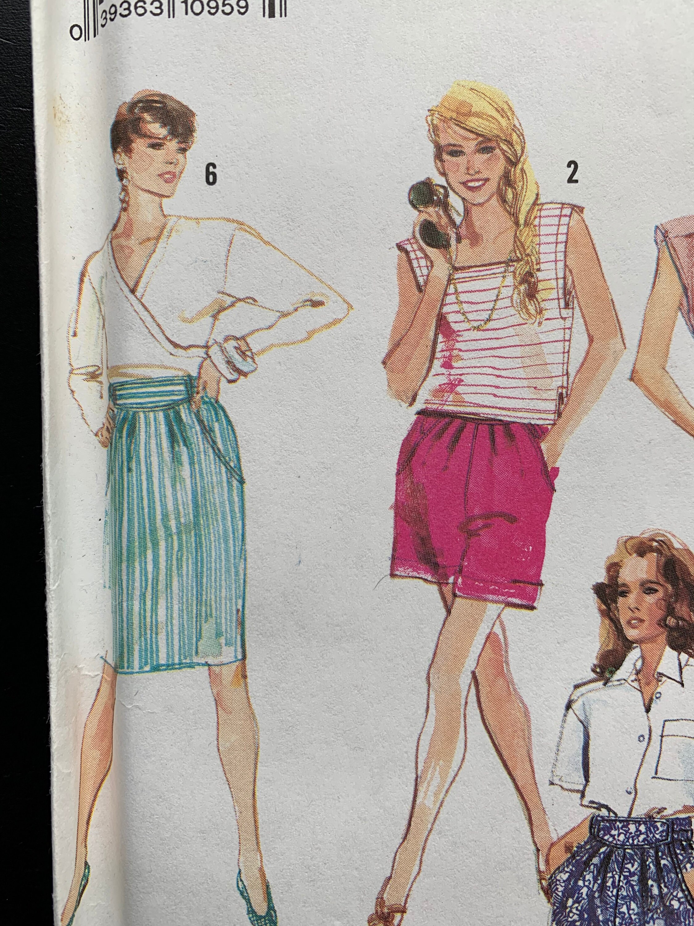 Simplicity 7114 Vintage Sewing Pattern 90s Culottes Skirt Pants Shorts ...