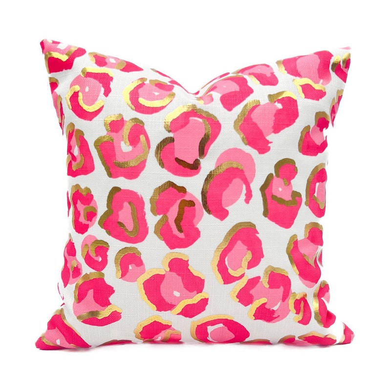 Leopard Print Pillow - Etsy