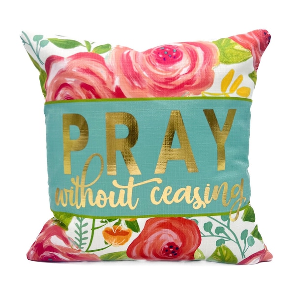 Pray Pillow - Etsy