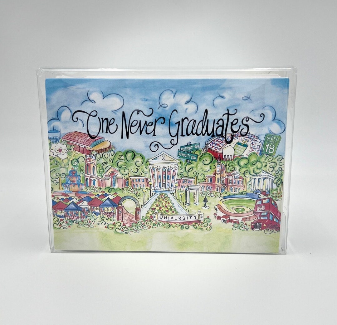 One Never Graduates Folded Notes Oxford, MS Folded Notes Oxford Note ...