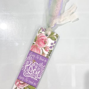 Bible Book Marks || He is Risen Bookmark || Easter Book Marks || Easter ...