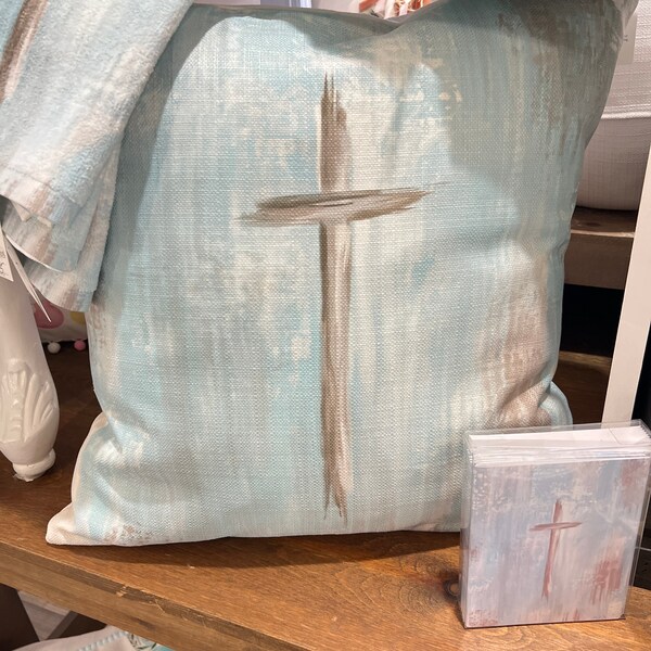 Cross Pillow - Etsy