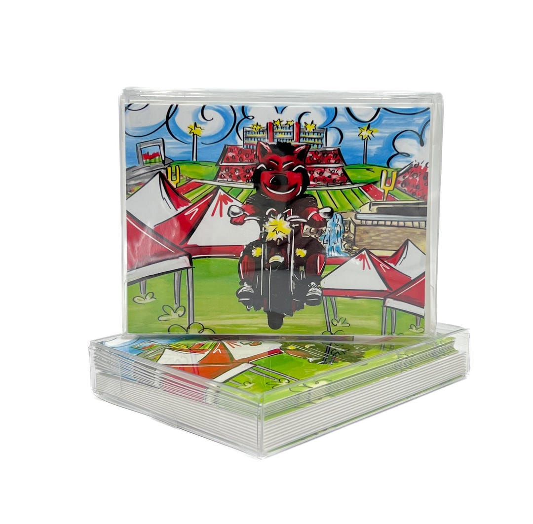 Wolf Folded Notes || Wolf Mascot Note Cards || Wolf Stationary - 145 - Etsy