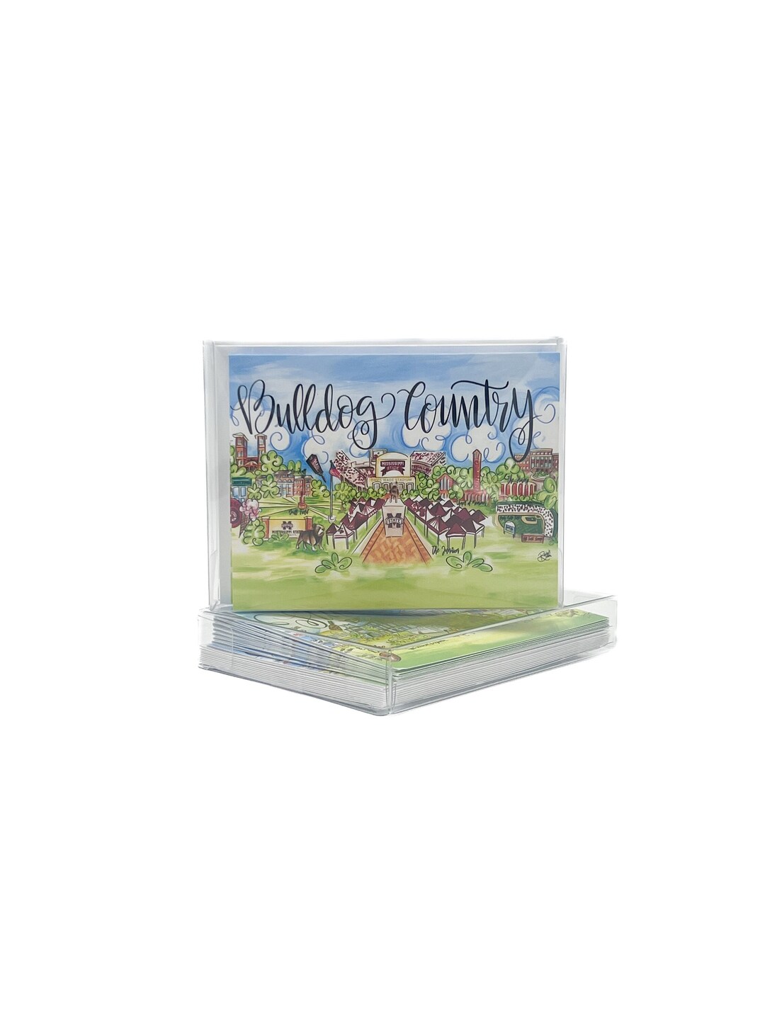 Bulldog Country Box of 10 Folded Notes - 200 - Etsy