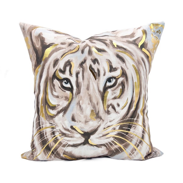 Tiger Pillow - Etsy