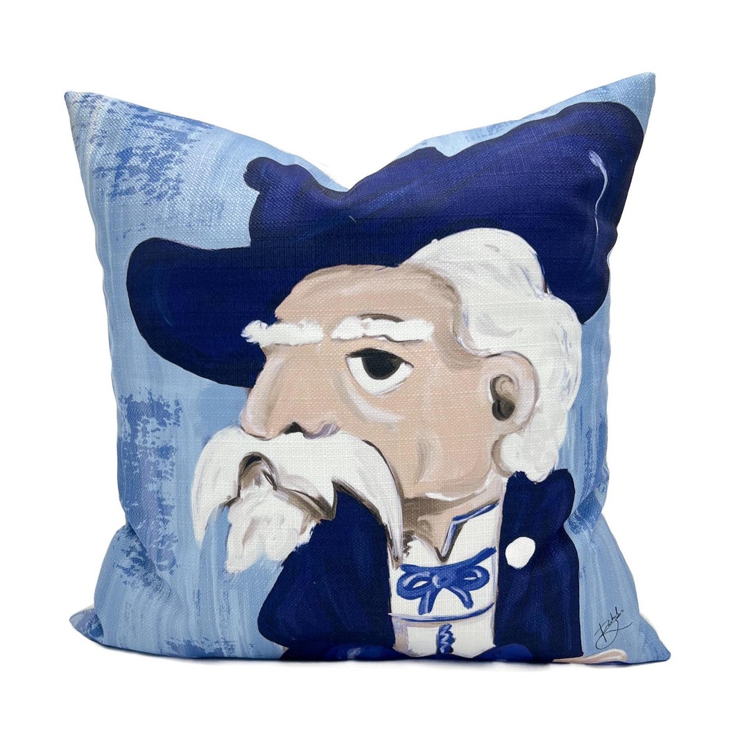 Navy Colonel Rebel Pillow || Colonel Reb Art Pillow - 1477 - Etsy