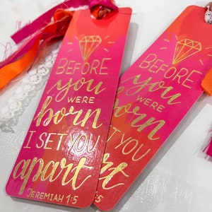 Bible Bookmark || Set Apart Bookmark || Fine Art Bookmark || Scripture ...
