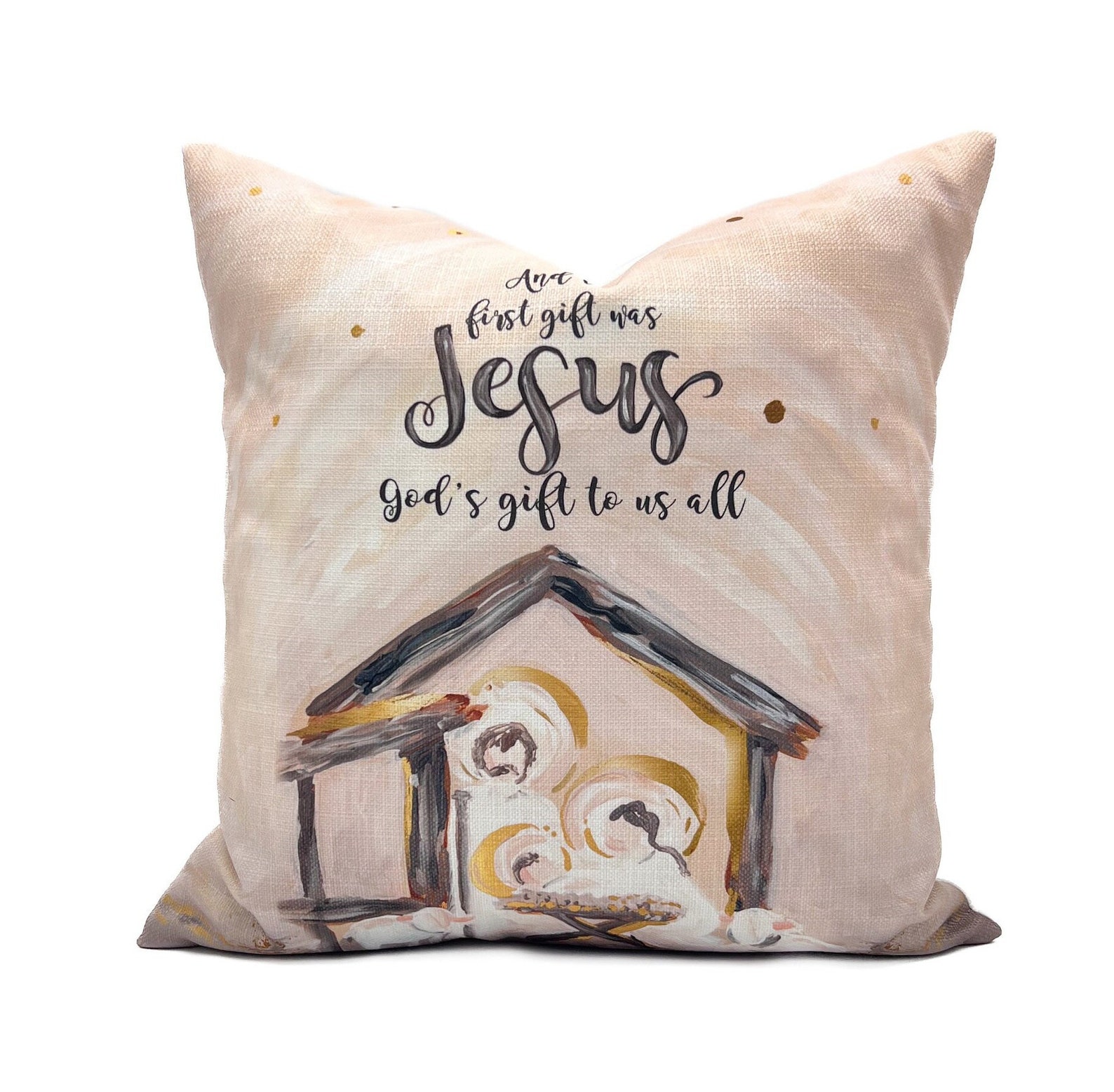 Nativity Pillow || Christmas Nativity Pillow || Christmas Pillow - 045 ...
