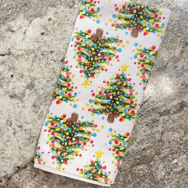 Christmas Tree Towel - Etsy