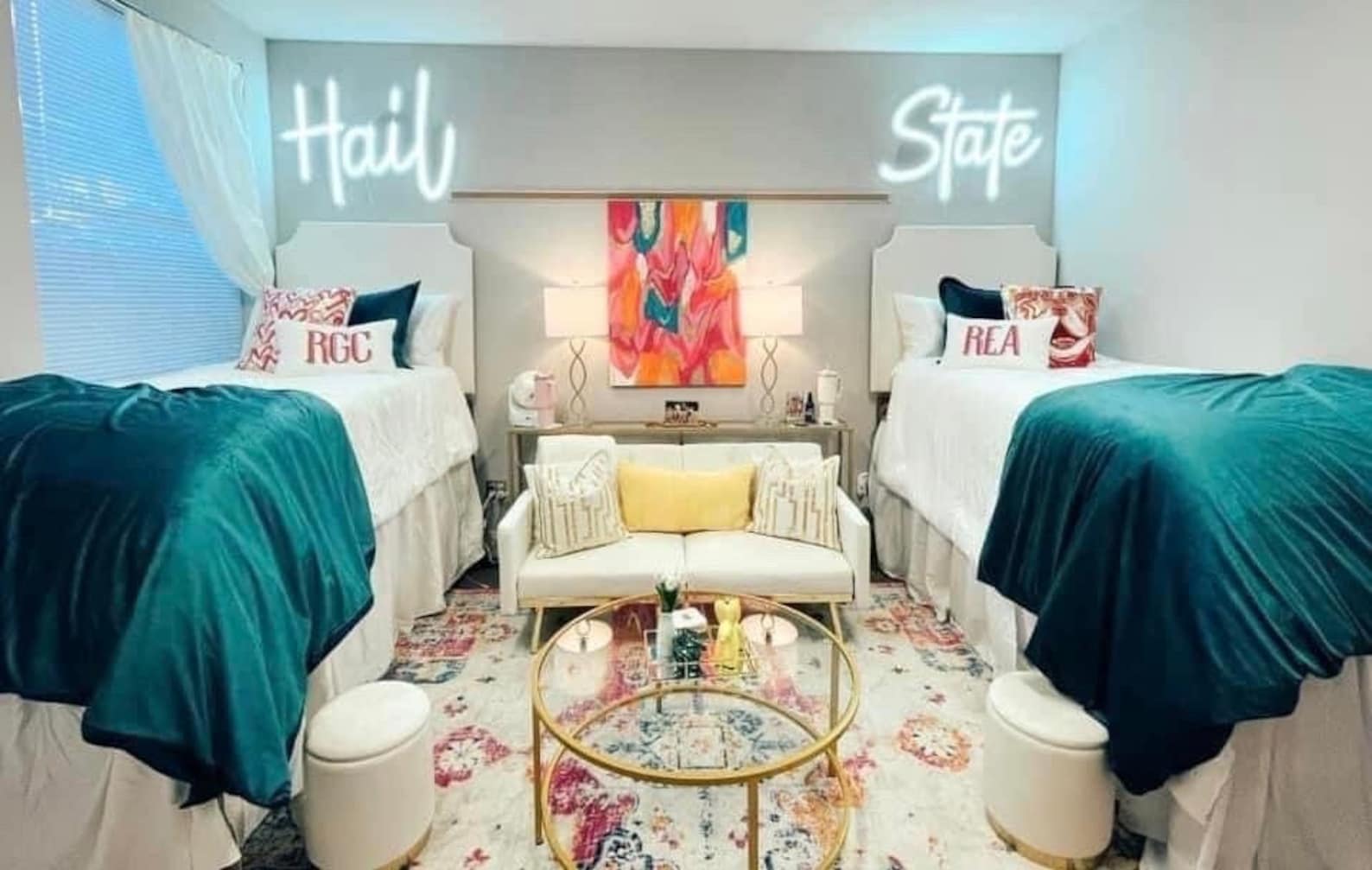 Gold Foil Preppy Pink Bulldog Pillow Mississippi State Bully Pillow MSU ...