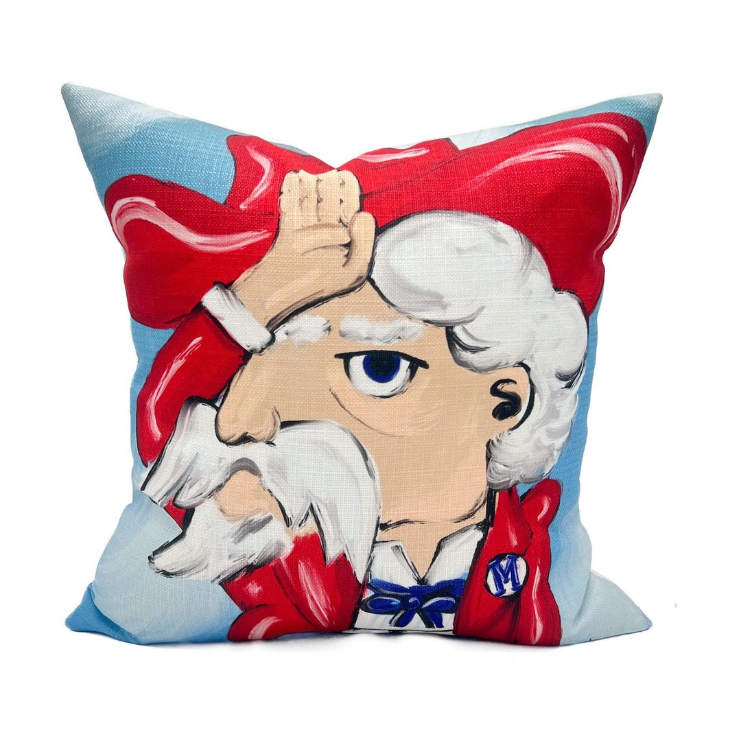 Colonel Rebel Pillow || Colonel Reb Art Pillow - 945 - Etsy