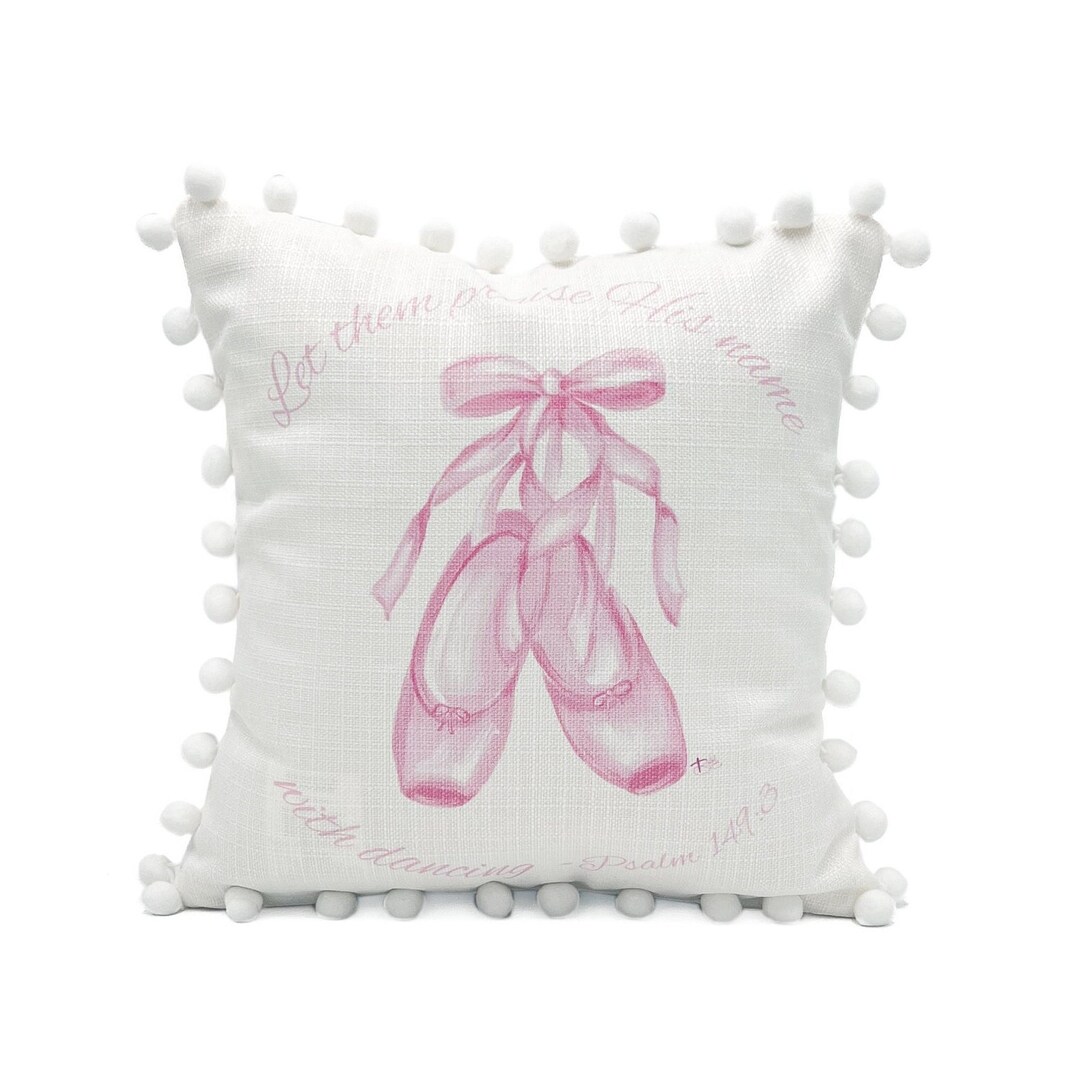 Let Them Praise His Name With Dancing || 16x16 Pom Pom Trim Ballet ...
