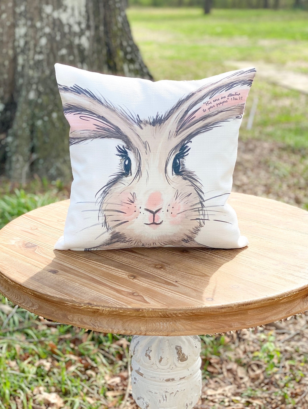 Easter Pillow All Ears Bunny Pillow Easter Decor - Etsy