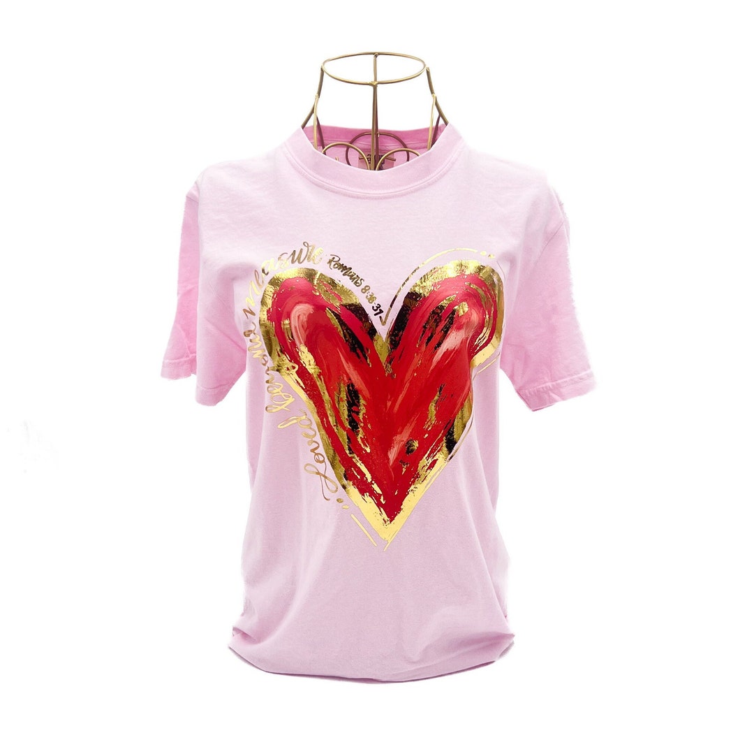 Gold Foil Loved Beyond Measure Tshirt || Valentines Tshirt || Heart ...