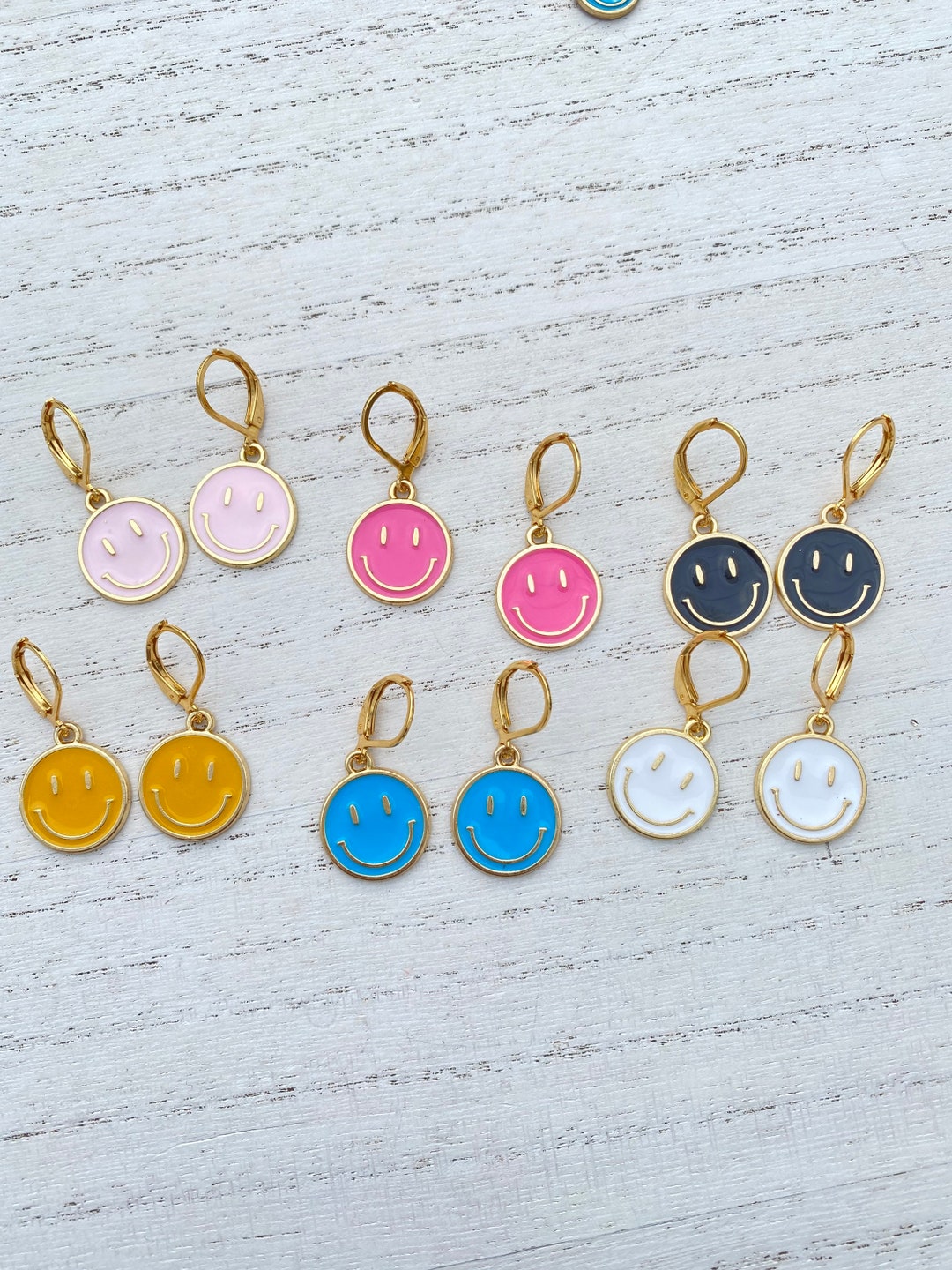 Smiley Face Huggies - Etsy