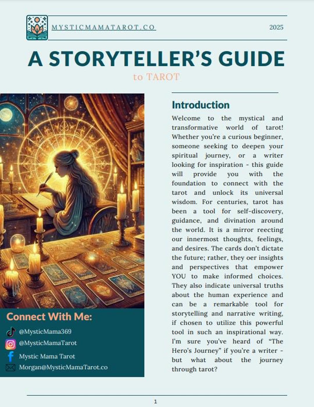 A Storyteller's Guide to Tarot - Etsy