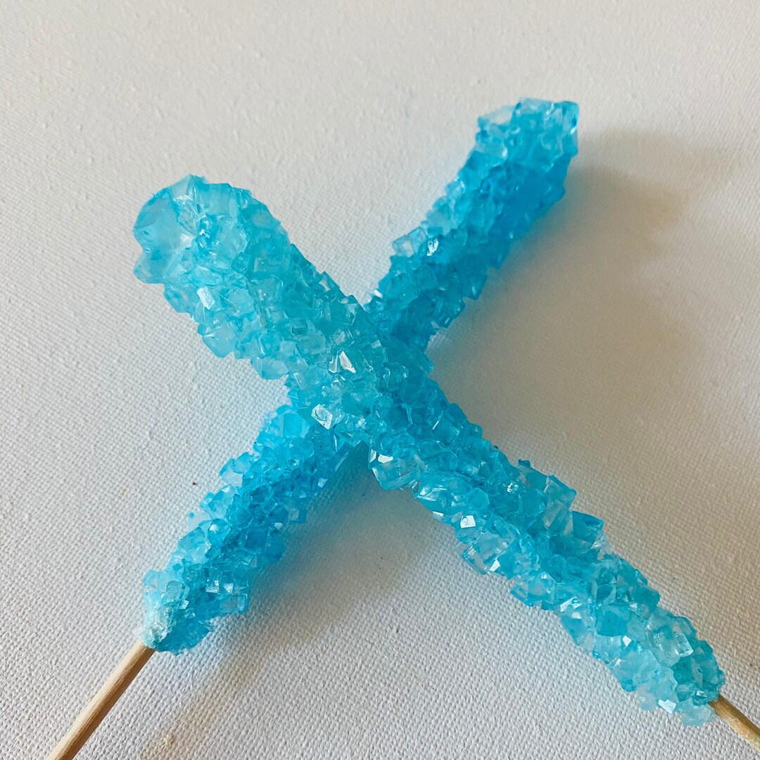 10 Pack of Individually Wrapped Cotton Candy Rock Candy, Sugar Swizzle ...