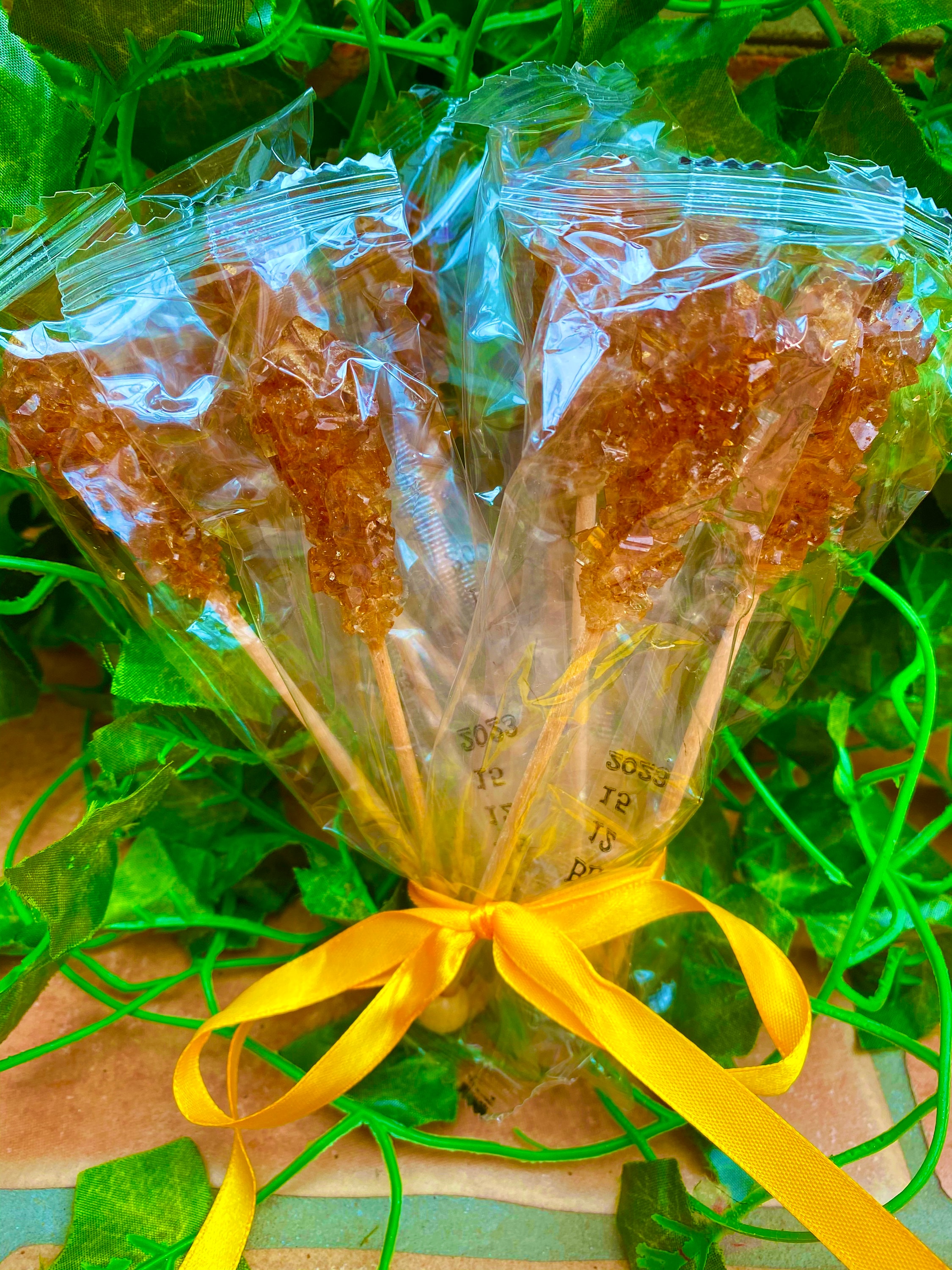 50 Pack of Rock Sugar Candy Sugar Swizzle Sticks Rock Candy | Etsy