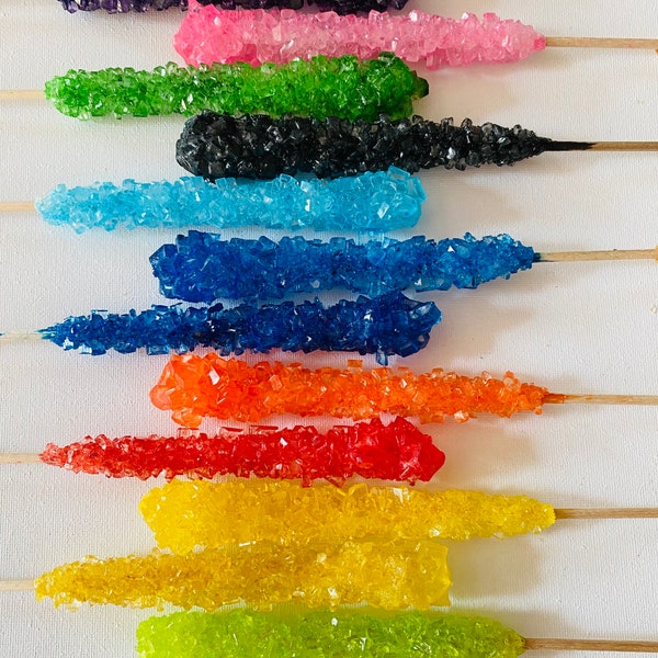 Rock Candy Sticks - Etsy