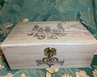 Kingdom Hearts Inspired Treasure Chest Trinket / Jewelry Box - Etsy