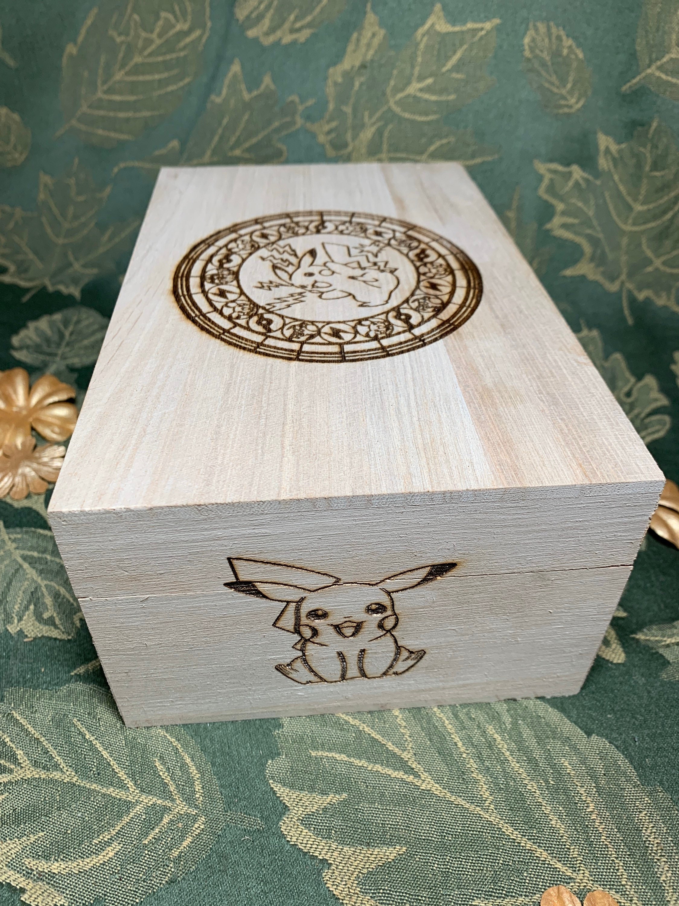 Special Pokemon Edition Engraved Wooden Boxes - Etsy