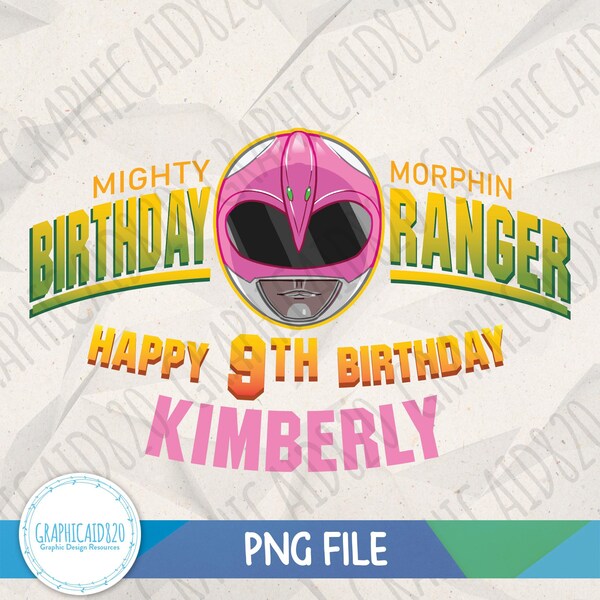 Power Rangers Banner - Etsy