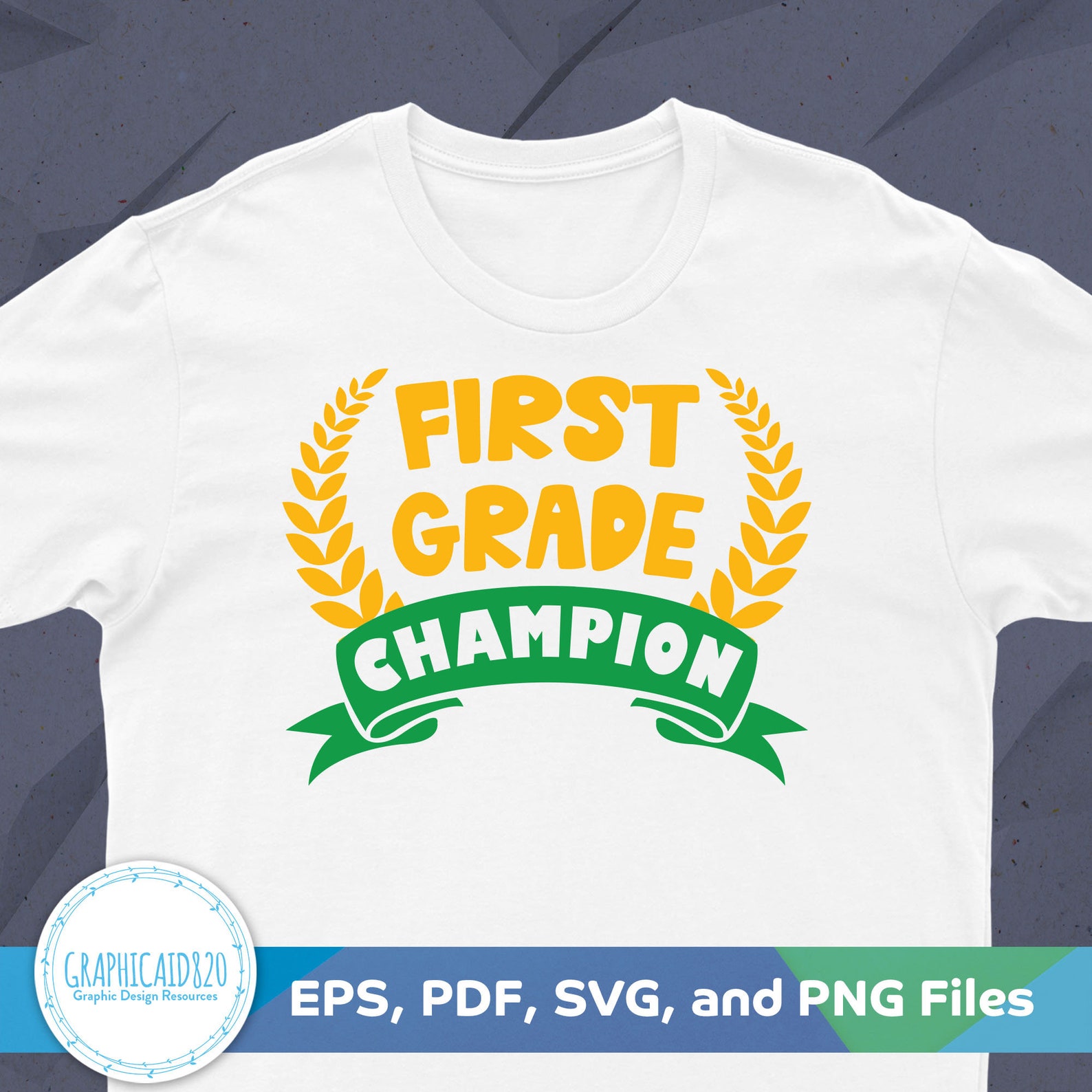 First Grade Champion SVG First Day of School Vector File - Etsy