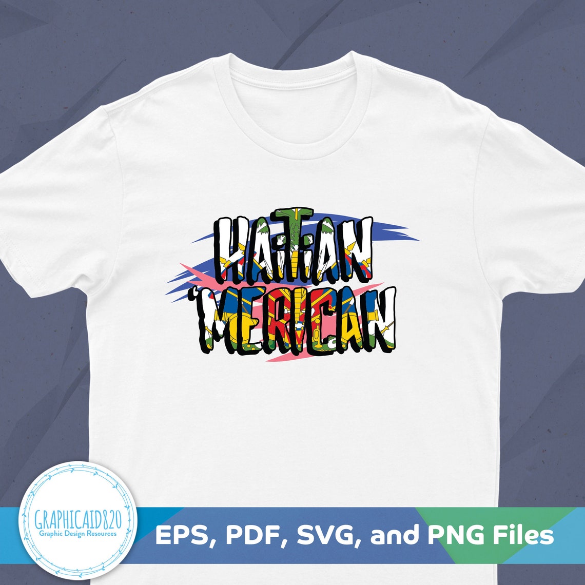 Haitian American SVG Haiti SVG Design Haitian Vector File Country Flag ...