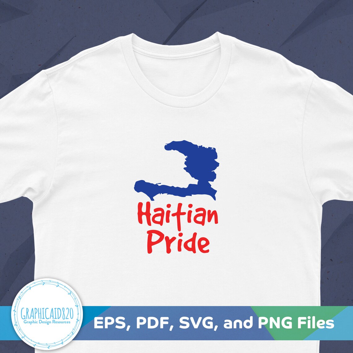 Haitian Pride SVG | Haiti Ayiti Design | Haitian American Vector File ...