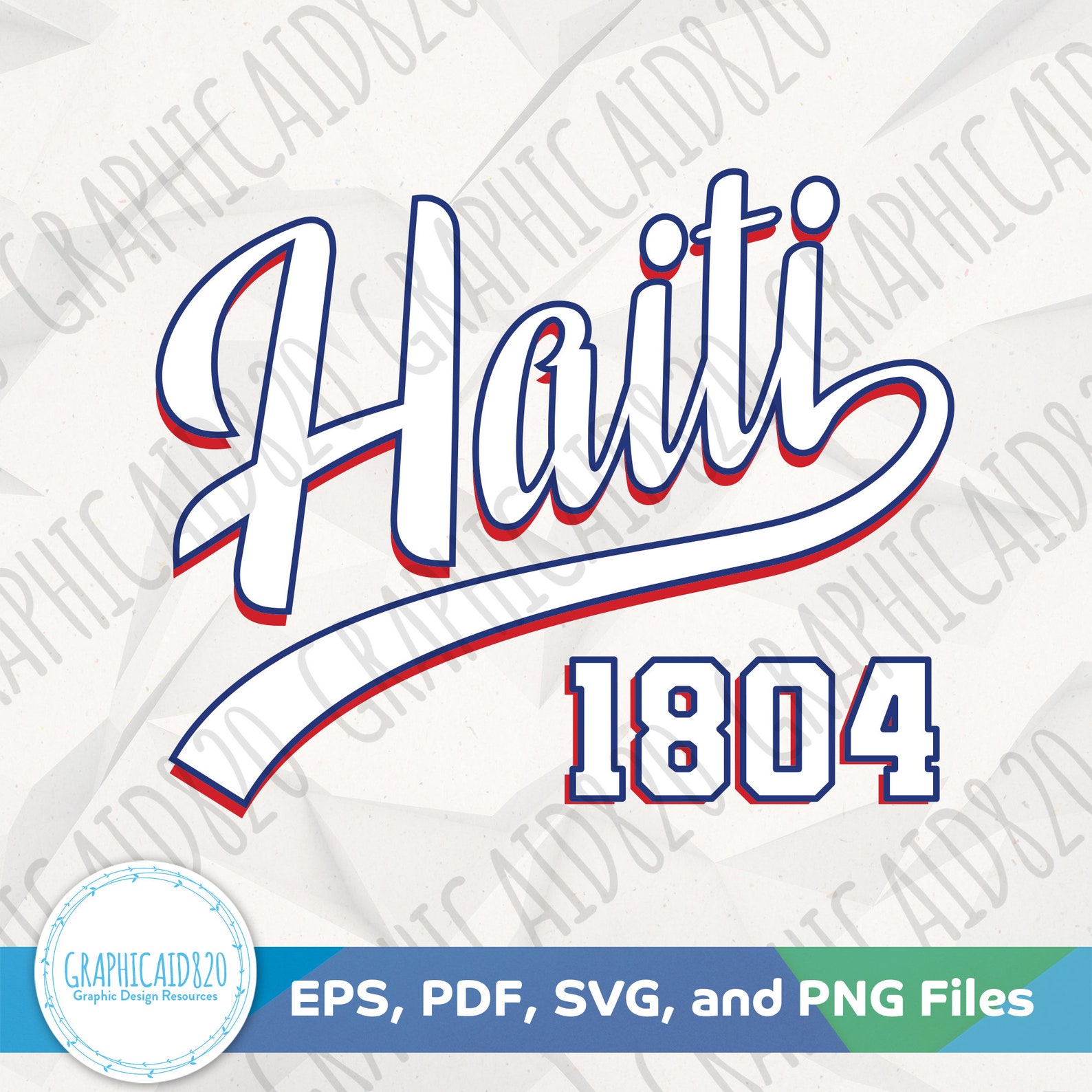 Haiti 1804 SVG Haiti Design Haitian American Vector File - Etsy