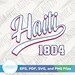 Haiti 1804 SVG Haiti Design Haitian American Vector File Ayisyen Flag ...
